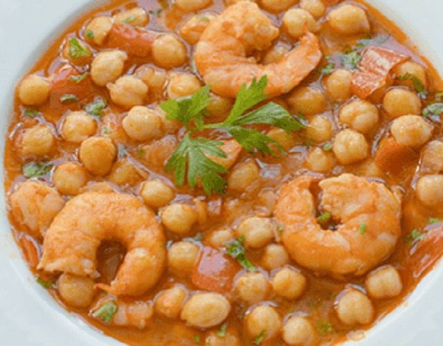 Receta de Garbanzos a la marinera