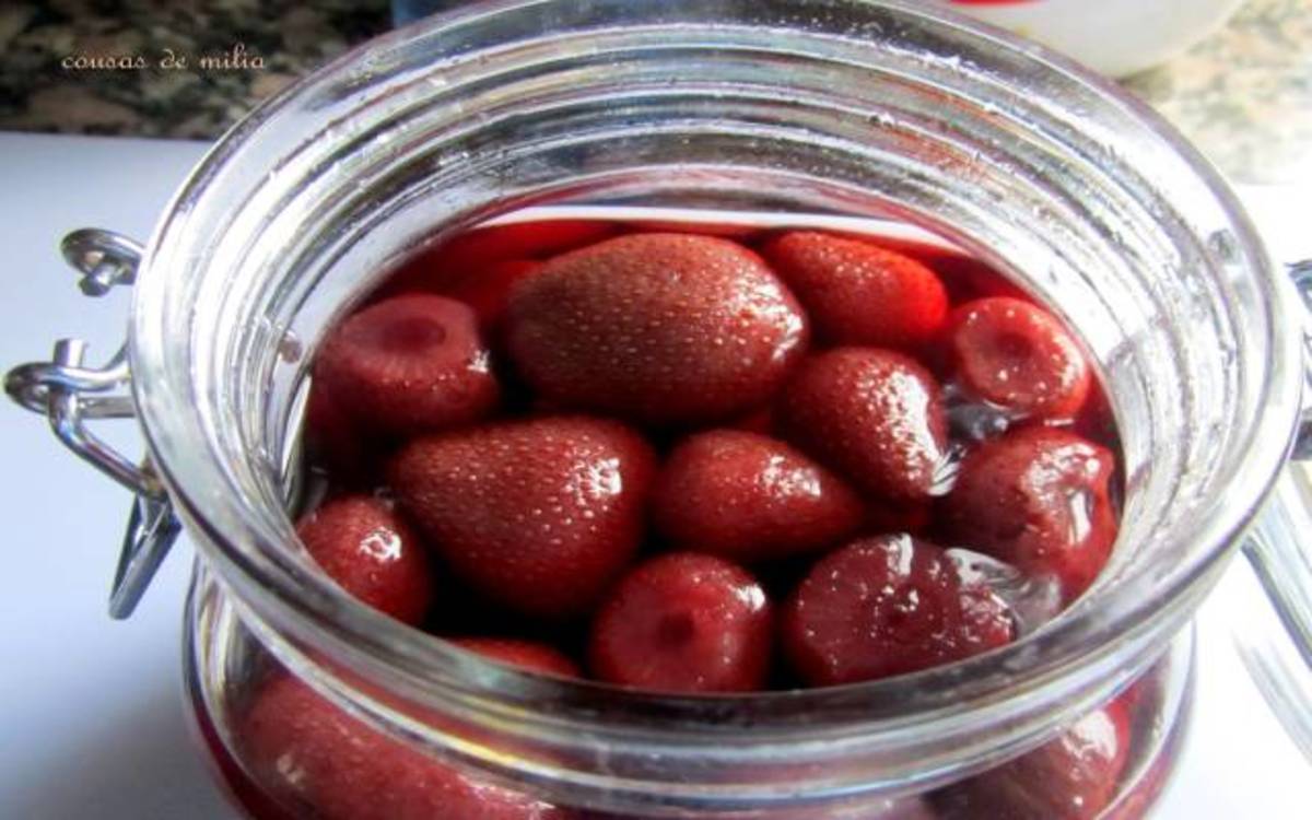 Receta de Licor de fresa casero