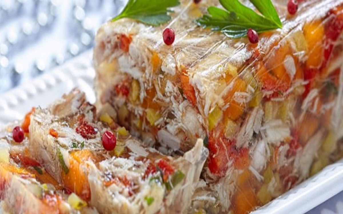 Receta de Aspic de fresas