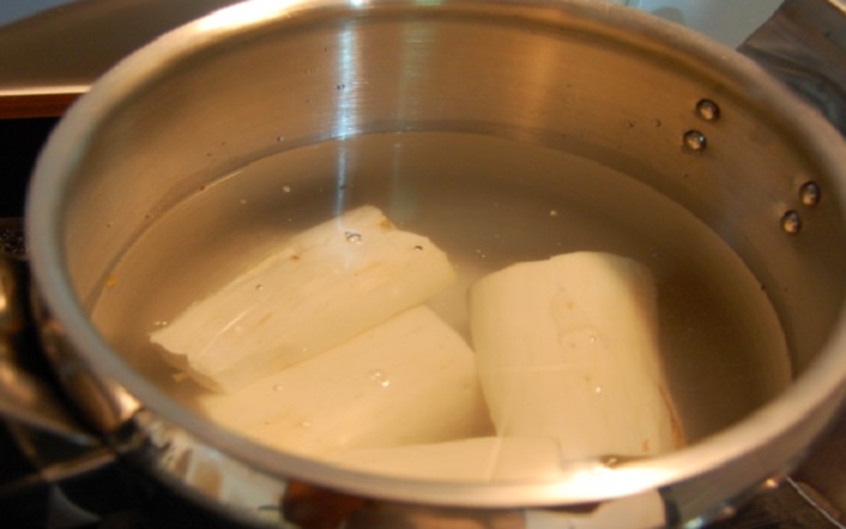 Receta de Sopa de yuca