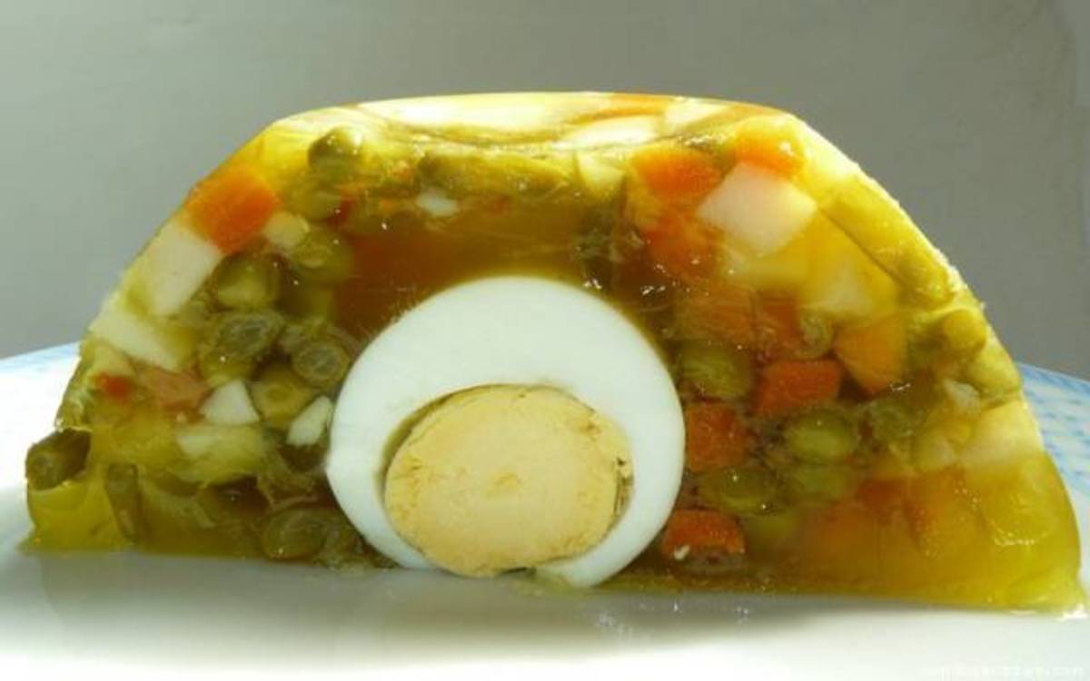 Receta de Aspic de huevo