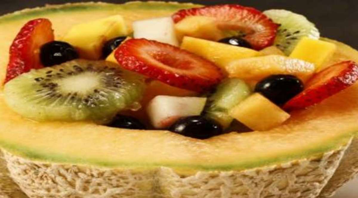 Receta de Melón Relleno de Frutas