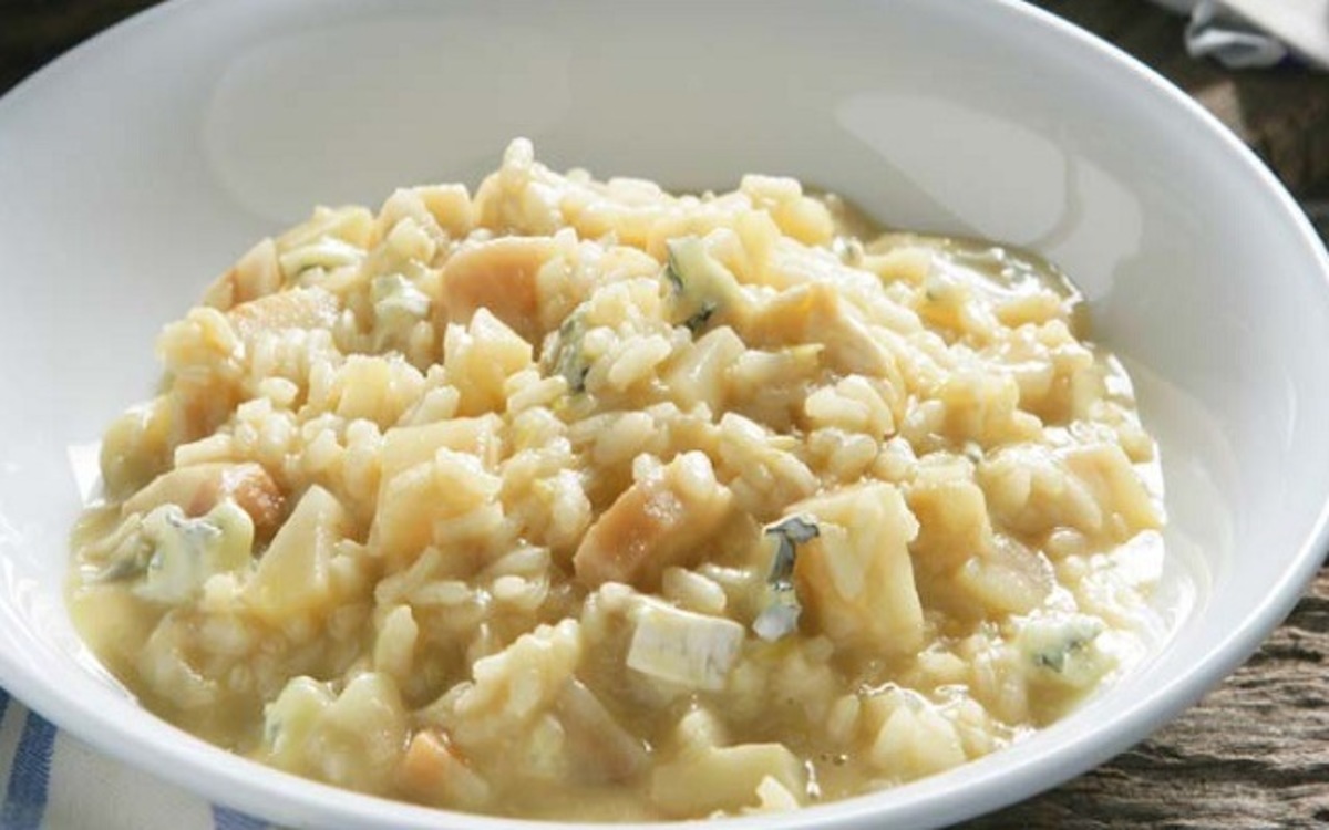 Receta de Risotto de pera y queso