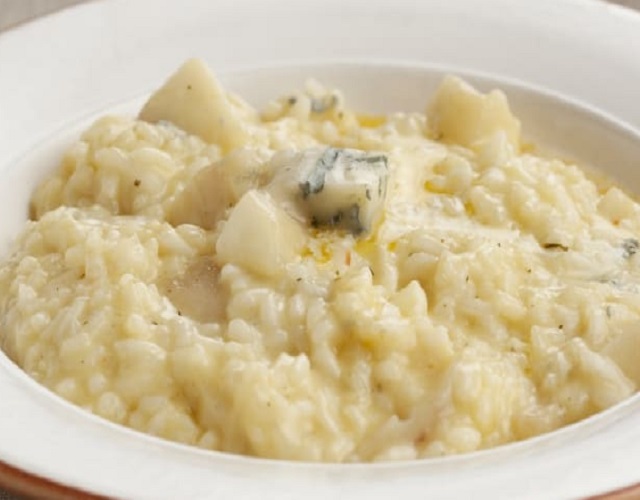 Receta de Risotto de pera y queso