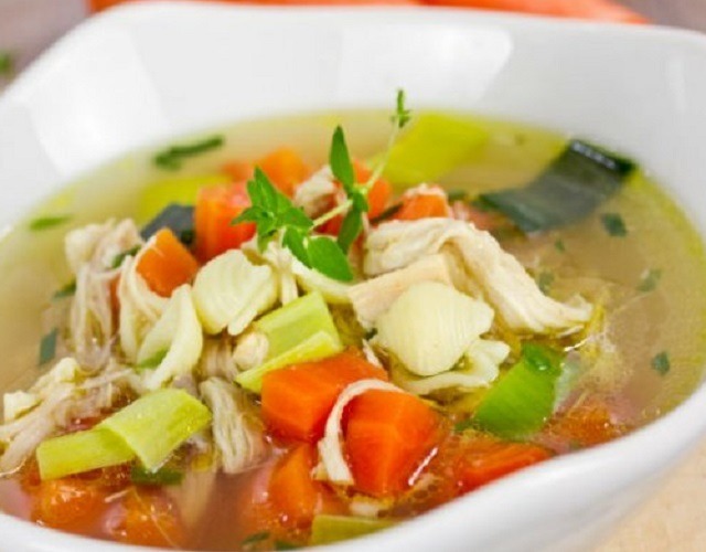 Receta de Sopa de pollo