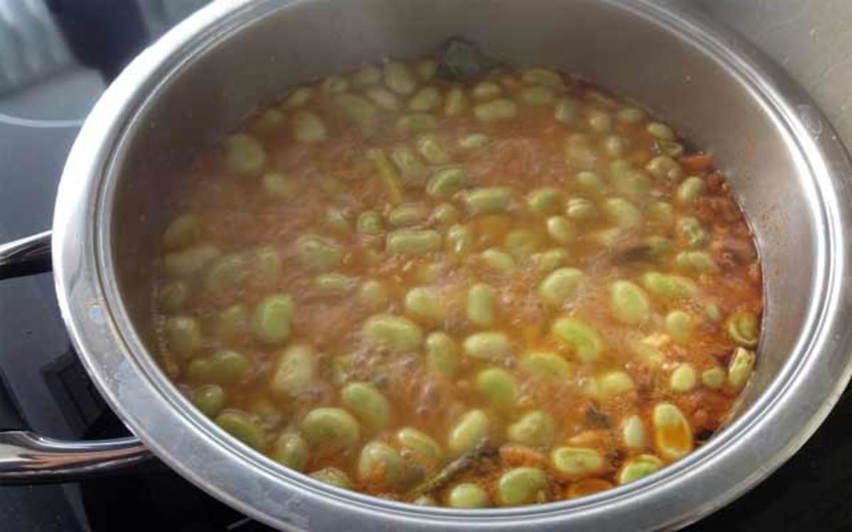 Receta de Sopa de habas