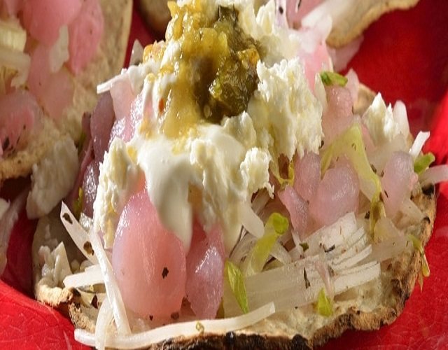 Receta de Tostadas de pata de res