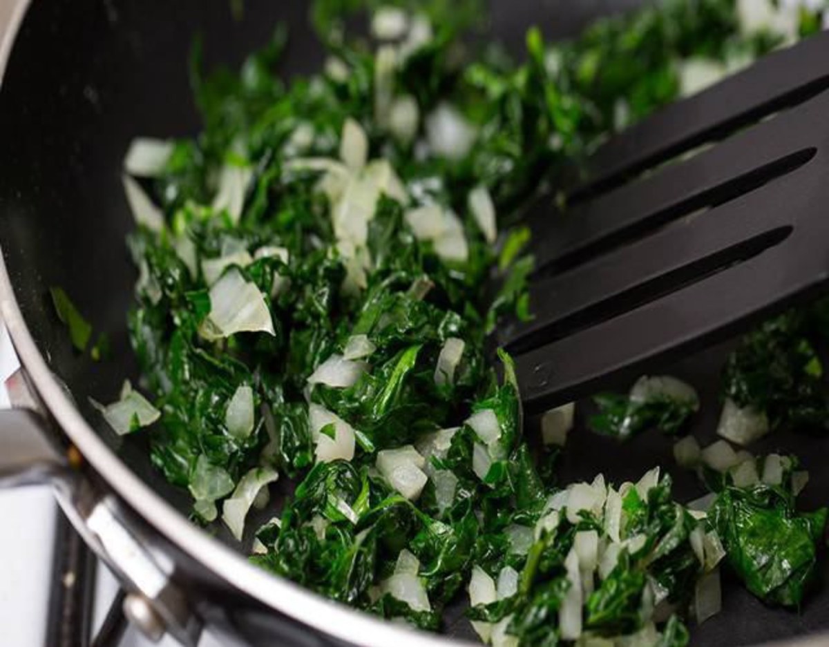 Receta de Acelgas revueltas con huevo