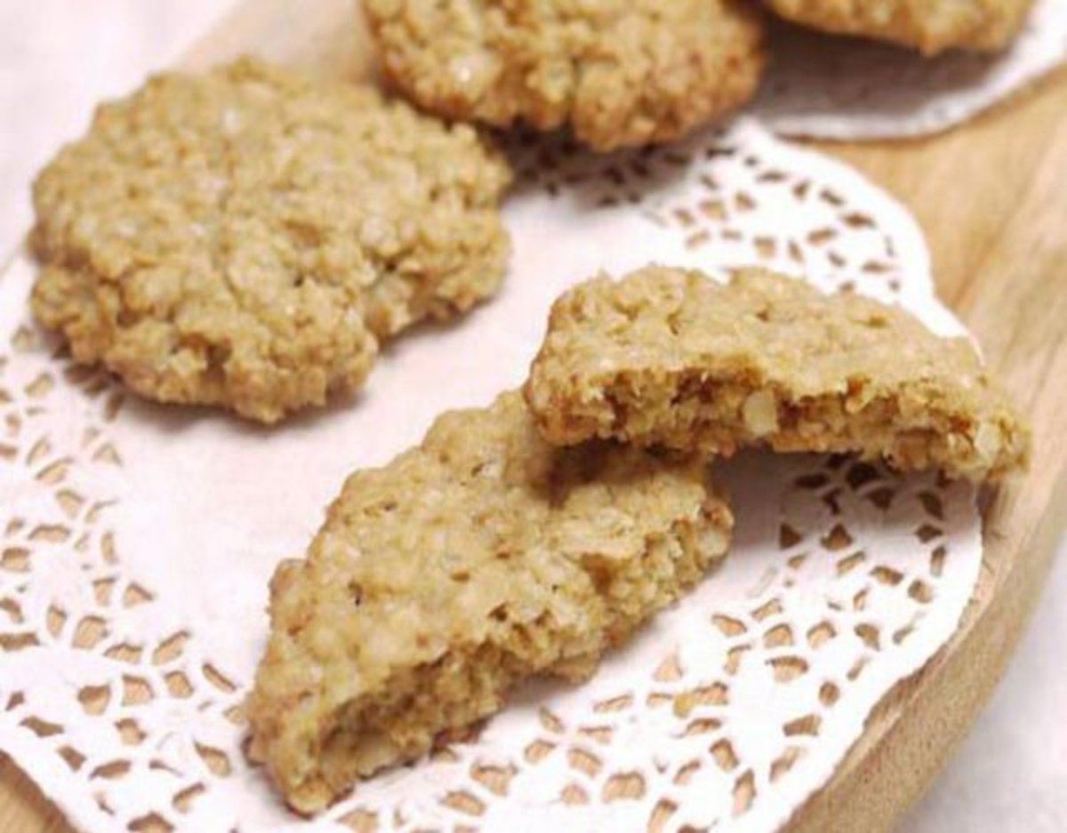 Receta de Galletas de avena Light