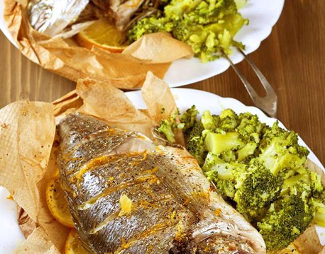 Receta de Mero a la Naranja