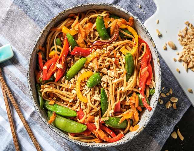 Receta de Noodles Vegetarianos