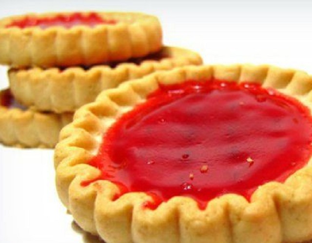 Receta de Galletas reinita de frambuesa