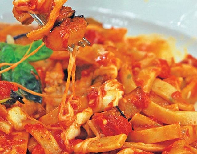 Receta de Tallarines a la italiana