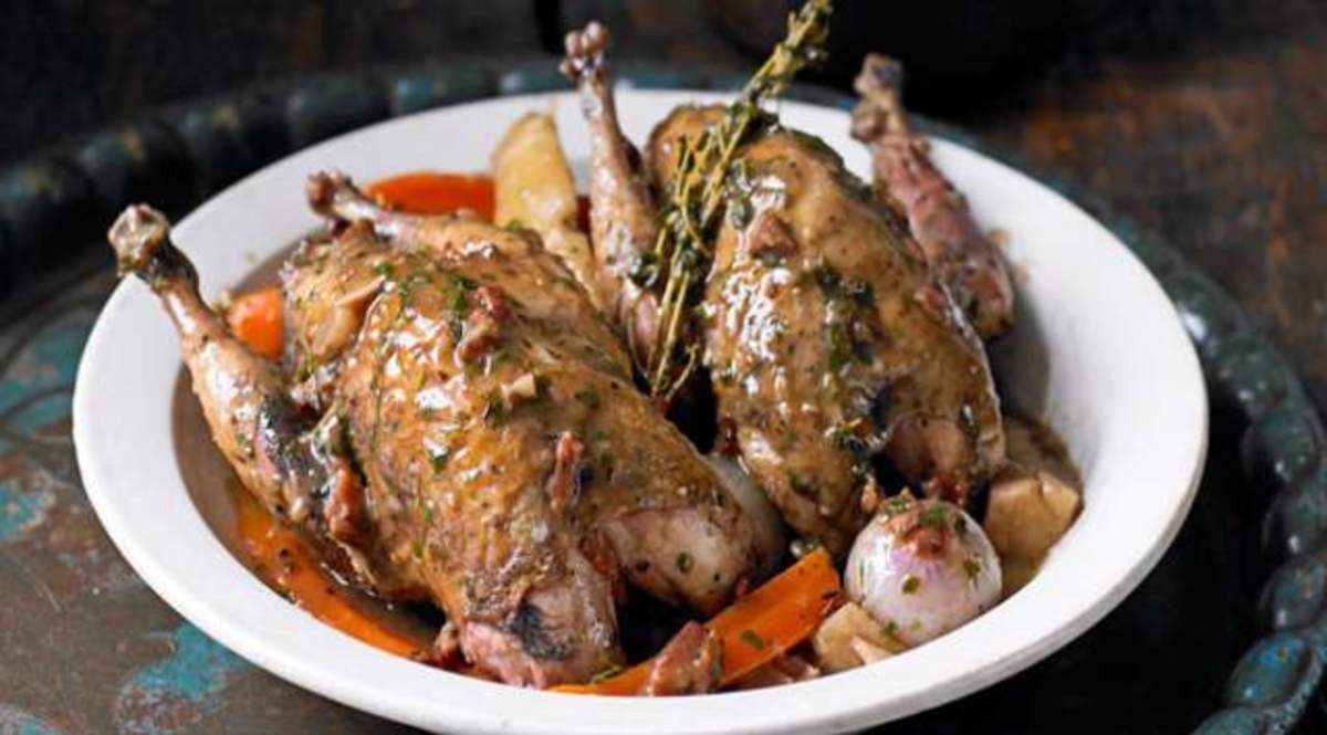 Receta de Faisanes al Cava