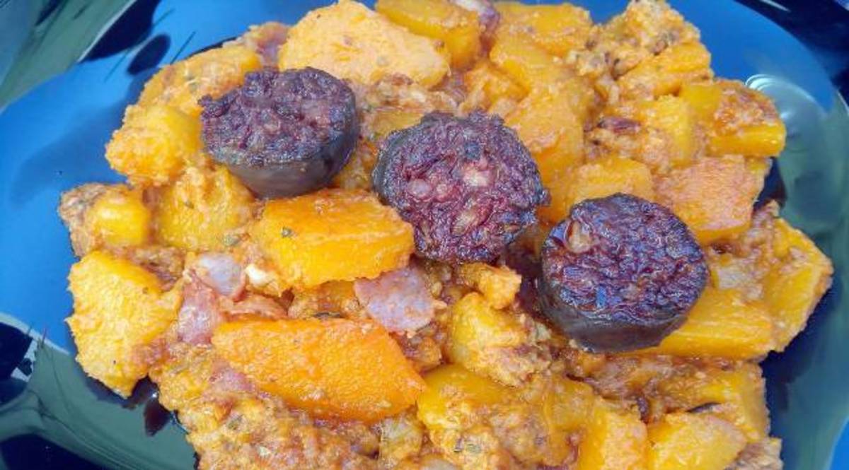 Receta de Morcilla con Calabaza