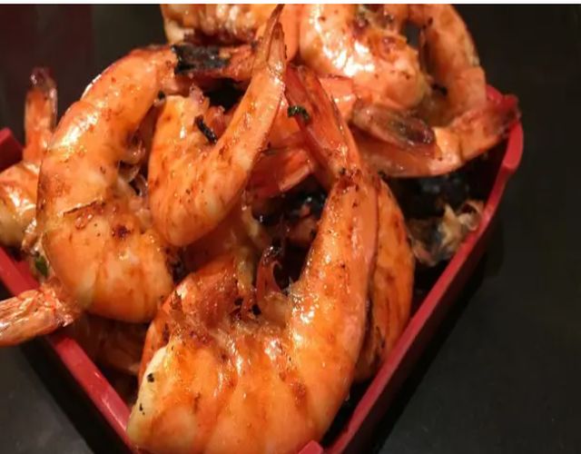 Receta de Brochetas de langostinos en freidora de aire